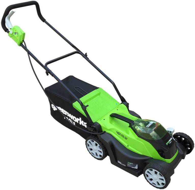 Greenworks G40LM35 40V Li ion accu grasmaaier body 40L 35cm ...